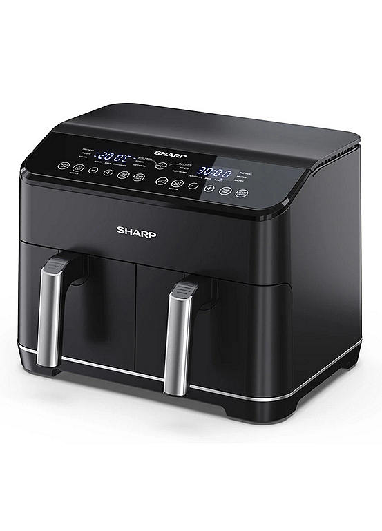 Sharp 8L Dual Drawer Digital Air Fryer | Freemans