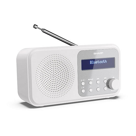 Sharp DR-P420(WH) Tokyo Digital Radio DAB/DAB+ & FM with Bluetooth ...
