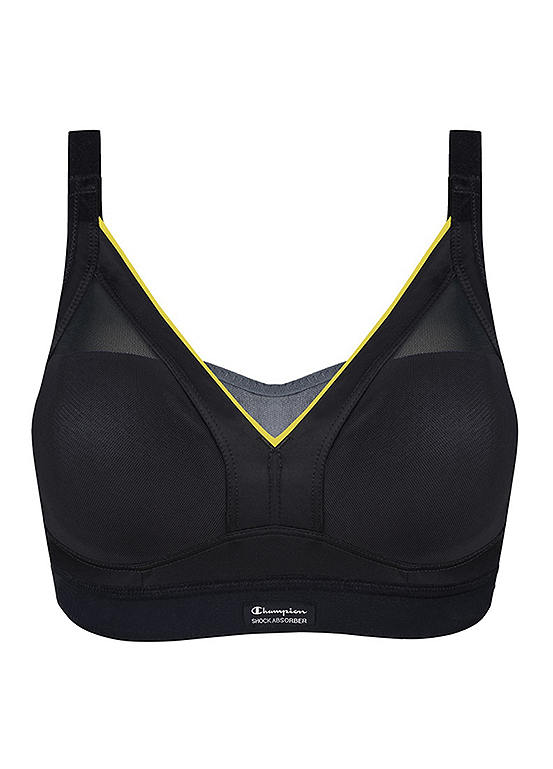 Shock Absorber Shaped Support Bra - Slate Grey | Freemans