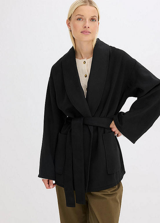 Short Belted Coat by bonprix | Freemans