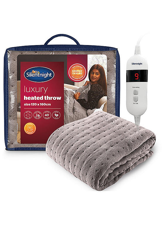 Silentnight Luxury Heated Fleece Throw | Freemans