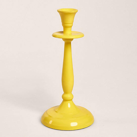 Siobhan Murphy Small Yellow Candlestick | Freemans