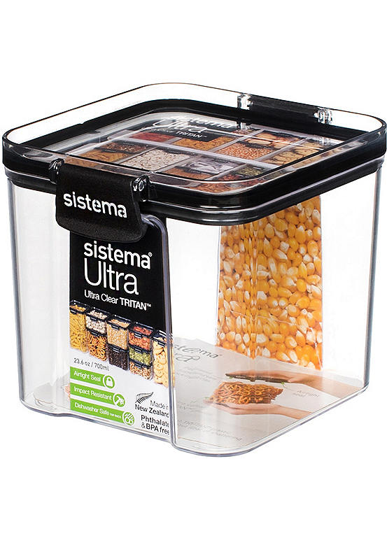 Sistema Ultra Square Canister - 700ml - Pack of 2 | Freemans