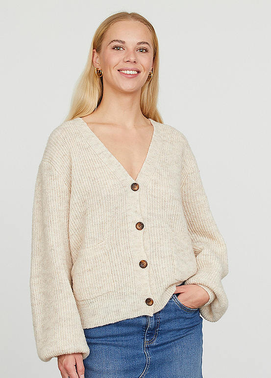 Sisters Point Button Oversized Cardigan | Freemans