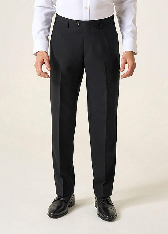 Skopes Darwin Black Regular Fit Suit Trousers | Freemans