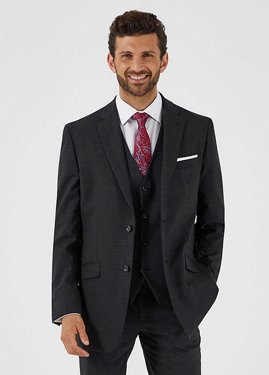 Skopes Darwin Charcoal Grey Regular Fit Suit Jacket | Freemans