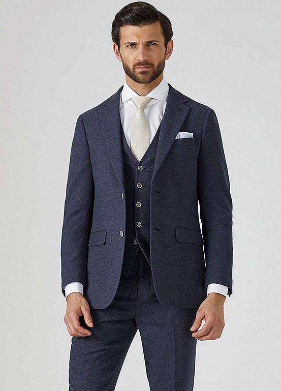 Skopes Jude Navy Blue Tailored Fit Suit Jacket | Freemans