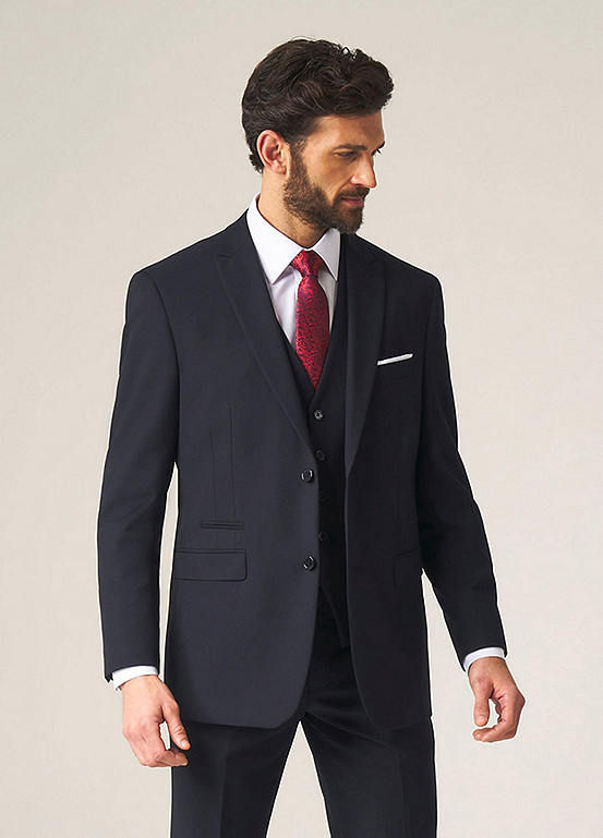 Skopes Madrid Navy Tailored Fit Suit Jacket | Freemans