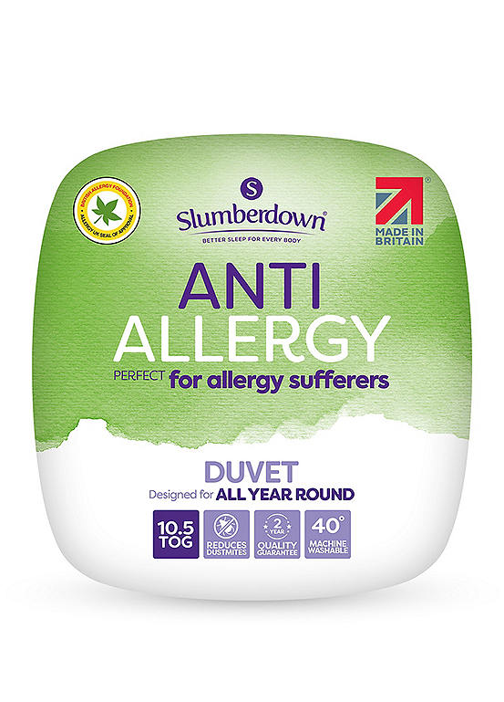 Slumberdown Anti Allergy 10.5 Tog Duvet | Freemans