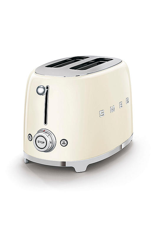 SMEG TSF01CRUK 2 Slice Toaster - Cream | Freemans
