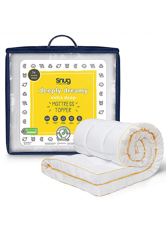 Snug Deeply Dreamy 10cm Extra Deep Mattress Topper | Freemans