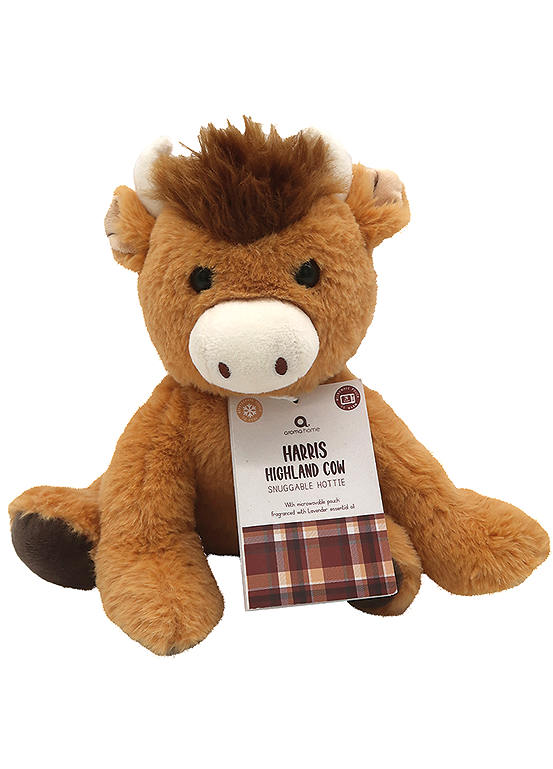 Snuggable Full Size Highland Microwaveable Hottie Cow | Freemans