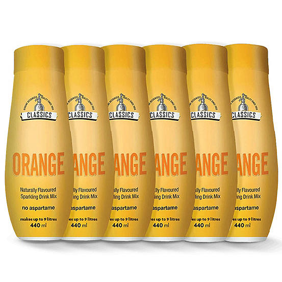 Sodastream Classics Orange Concentrate 440 Ml - Six Pack | Freemans
