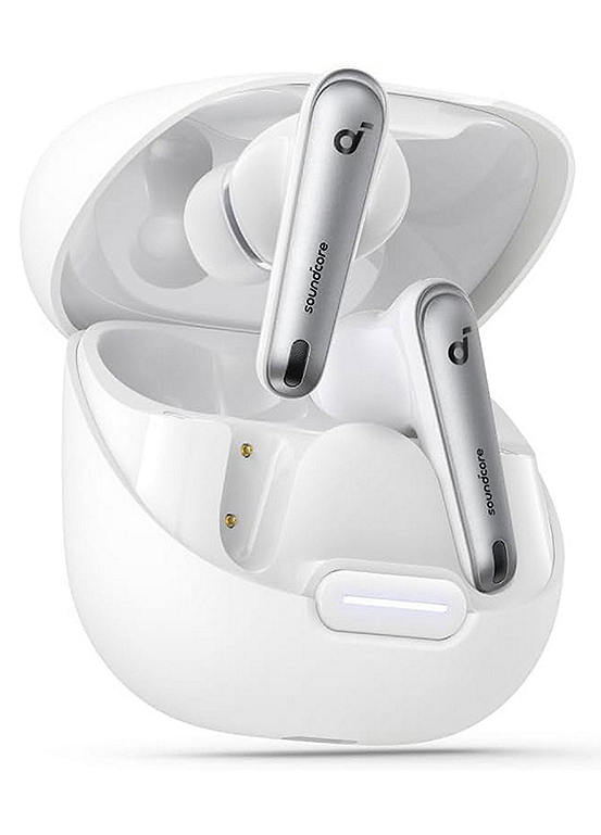 Soundcore Liberty 4 Noise-Cancelling Earbuds - White | Freemans