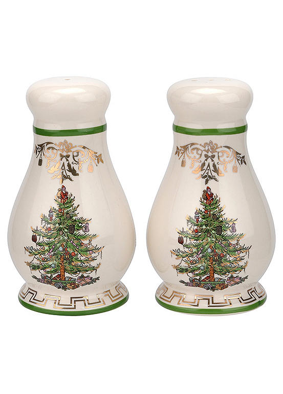 Spode Christmas Tree Salt & Pepper Set | Freemans