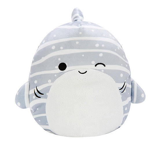 Squishmallows Sachie the Grey Whale Shark 12 inch Plush Soft Toy | Freemans