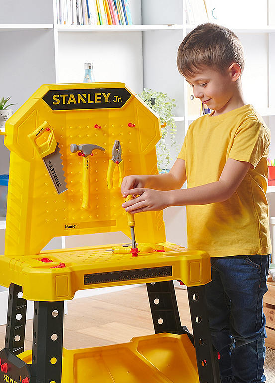 Stanley Jr. Pretend Play Workbench, Drill & Toolset | Freemans