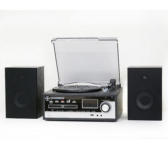 Steepletone Broadway: 4 in 1 Music Centre - Black | Freemans