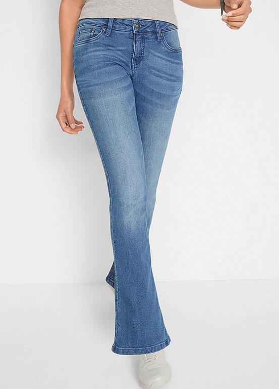Stretchy Bootcut Jeans by bonprix | Freemans