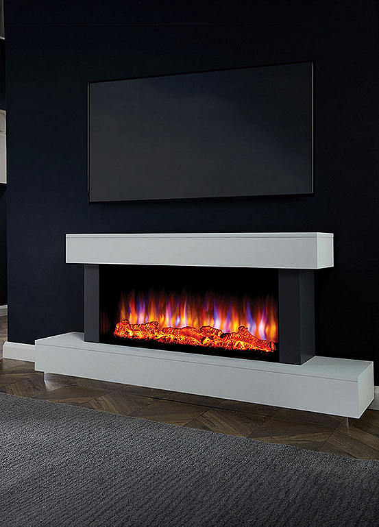 Suncrest Madison Low Level Electric Fireplace Suite | Freemans
