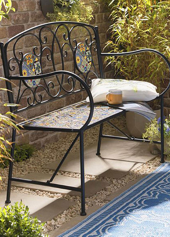 Suntime Marrakesh Mosaic Bench | Freemans