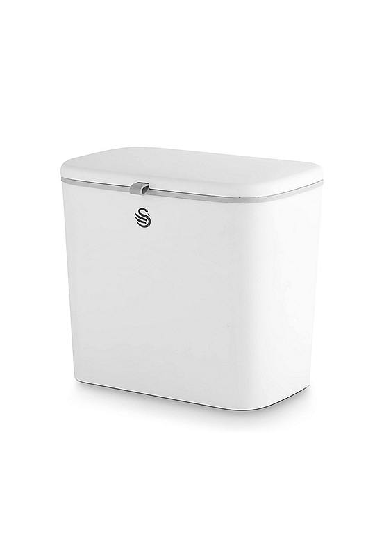 Swan 7L Compost Bin - White | Freemans
