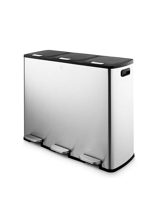 Swan 90L Recycling Bin 3 x 30L | Freemans