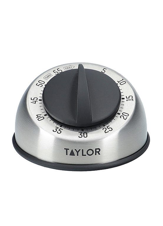 Taylor Pro Stainless Steel Dial Classic Kitchen Timer | Freemans
