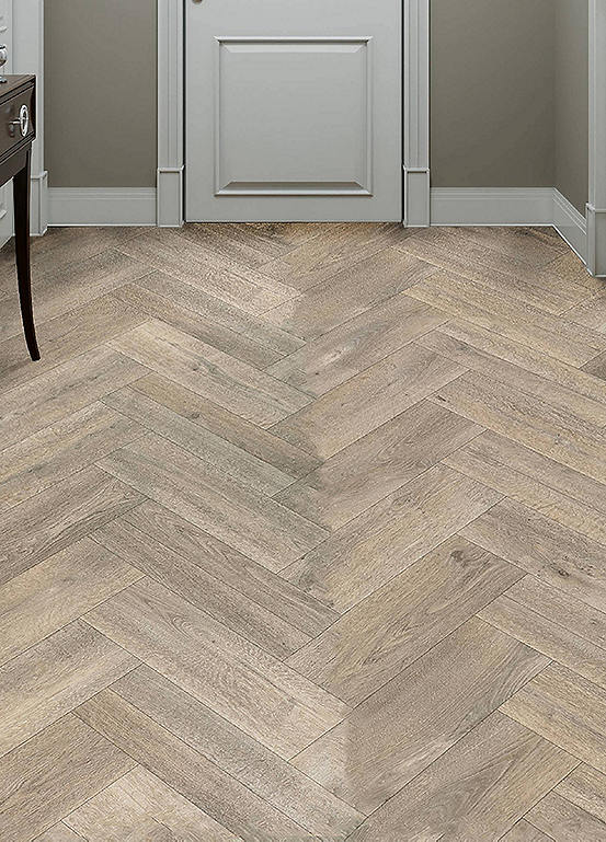 The Homemaker Rugs Collection Herringbone Effect Vinyl Flooring | Freemans