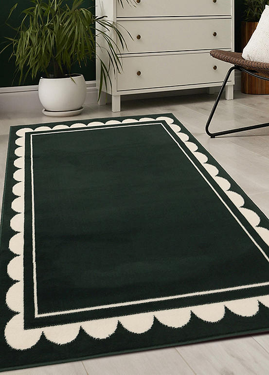 The Homemaker Rugs Collection Maestro Scalloped Rug | Freemans