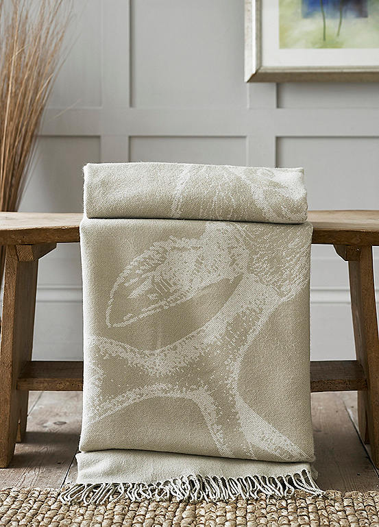 The Lyndon Company Oatmeal Stag Throw | Freemans