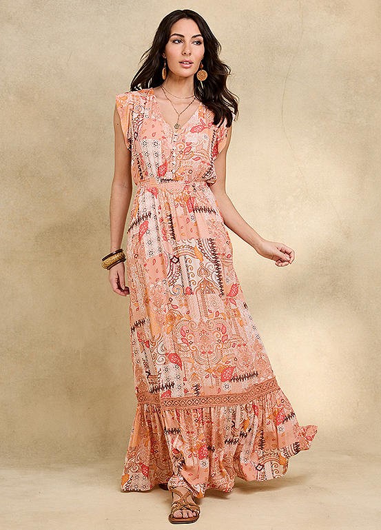 Together Print Maxi Dress | Freemans