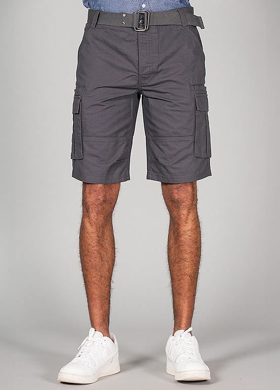 Tokyo Laundry Cotton Ripstop Cargo Shorts | Freemans