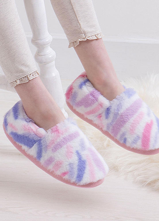 Totes Girls Short Full Back Slippers | Freemans