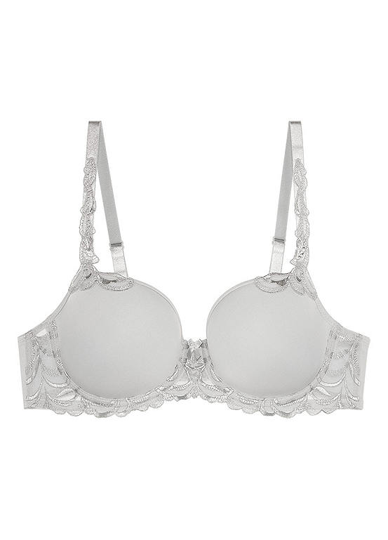 Triumph Underwired Lace Embroidered T-Shirt Bra | Freemans