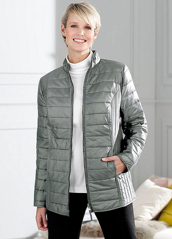 Turtle Neck Quilted Jacket by Witt | Freemans