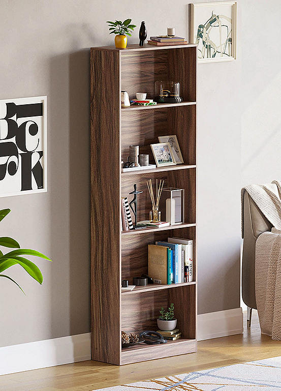 Vida Designs Cambridge 5 Tier Extra Large Bookcase | Freemans