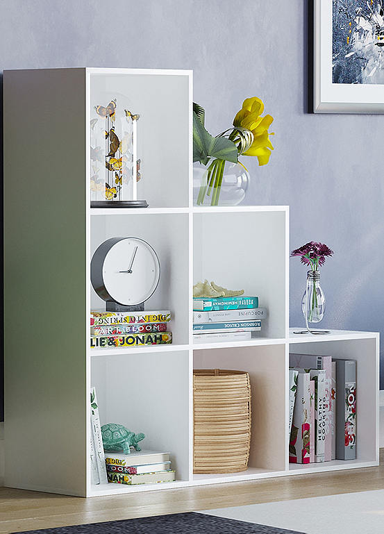 Vida Designs Durham 6 Cube Staircase Storage Unit | Freemans
