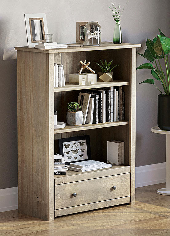 Vida Designs Panama 1 Drawer Bookcase | Freemans