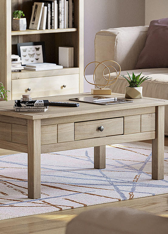 Vida Designs Panama 1 Drawer Coffee Table | Freemans