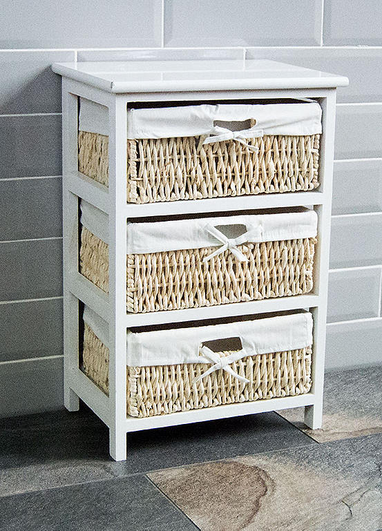 Vida Home Maize Storage Unit, 3 Drawer | Freemans