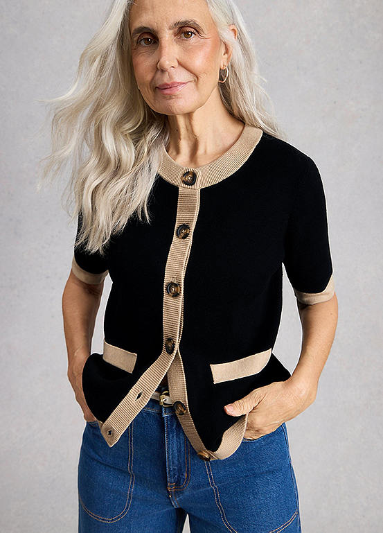 White Stuff Charlotte Short Sleeve Cardigan | Freemans