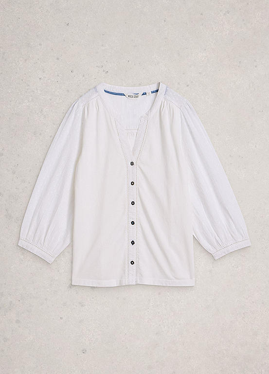 White Stuff Daisy Dobby Mix Blouse | Freemans