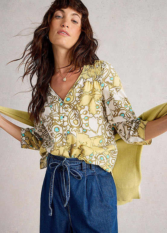 White Stuff Rae Organic Cotton Top | Freemans