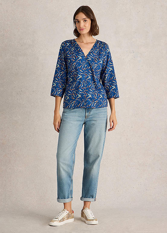 White Stuff Rae V-Neck Top | Freemans