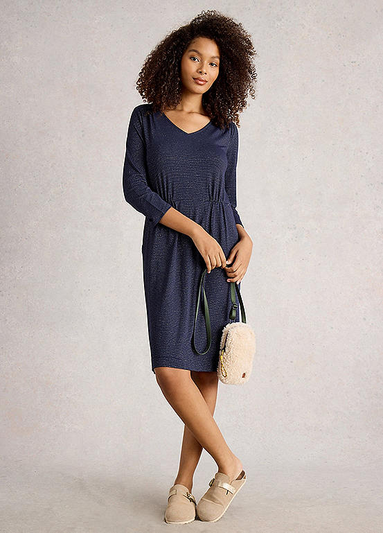 White Stuff Sparkle Detail Jersey Dress | Freemans