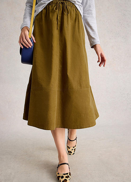 White Stuff Tilly Cord Midi Skirt | Freemans