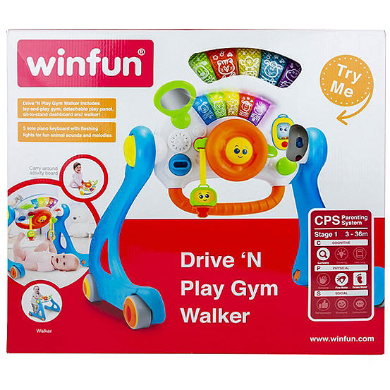 WinFun Drive & Play Gym Walker | Freemans