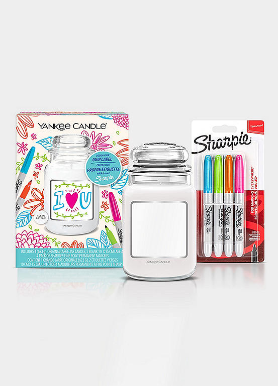 Yankee Candle Large Jar Scented Candle Gift Set - Sharpies Design ...