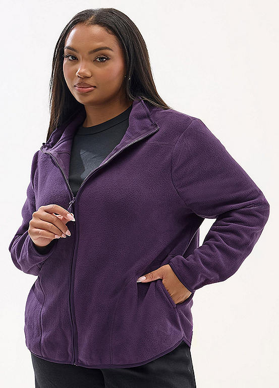 Yours Curve Fleece Jacket | Freemans